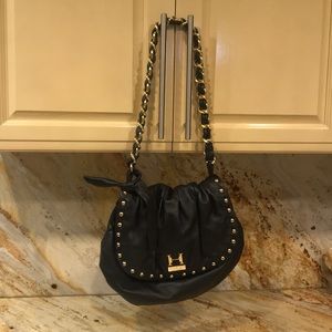 Halston Heritage | Bags | Halston Heritage Black Leather Purse | Poshmark